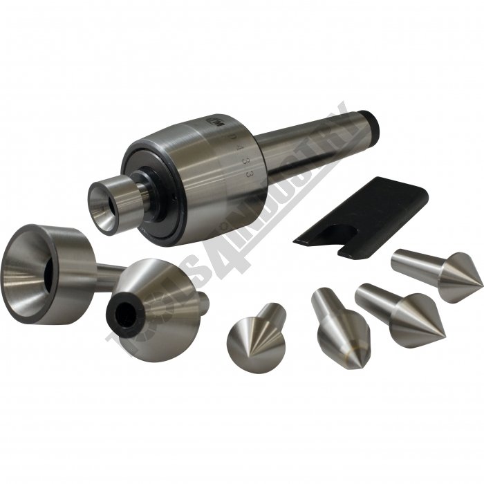 C063 - 3MT Live Centre Set - Interchangeable Centring Tips | t4i.com.au