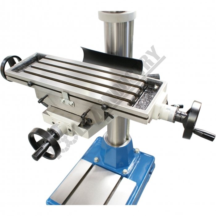 D181A - DMF-42 Pedestal Mill Drill - Geared & Tilting Head | t4i.com.au