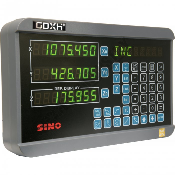 D5202 - XH-3 3-Axis Digital Readout Counter - 5µm | t4i.com.au