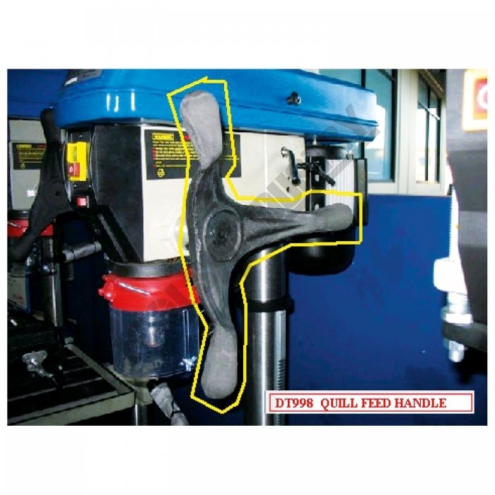 DT998 - DT998 Handle Quill Feed 3 Spoke Cast | t4i.com.au