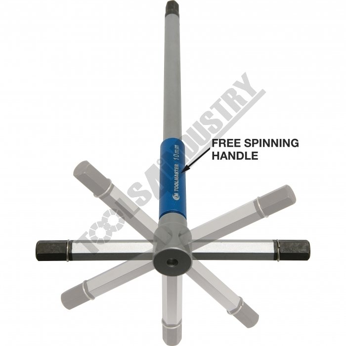 H820 - Metric Hex Key Set with T-Bar Handle | t4i.com.au