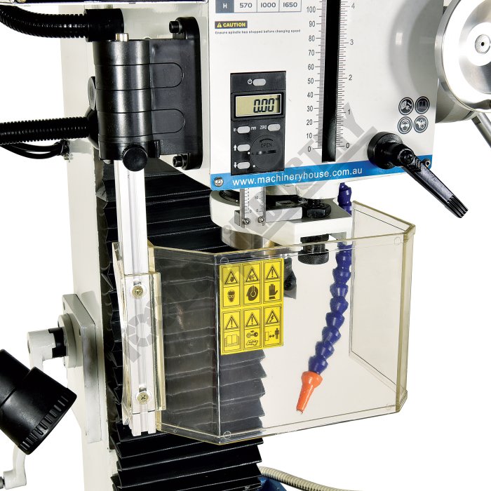 M140D - HM-47B Mill Drill - Geared & Tilting Head with Digital Readout ...