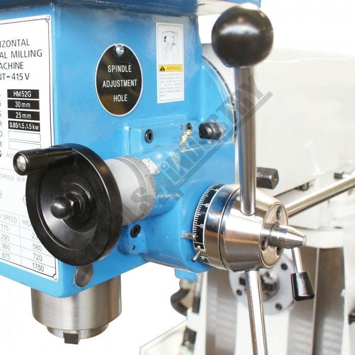 M163S - HM-52G Workshop Turret Milling Machine Geared Head Horizontal ...