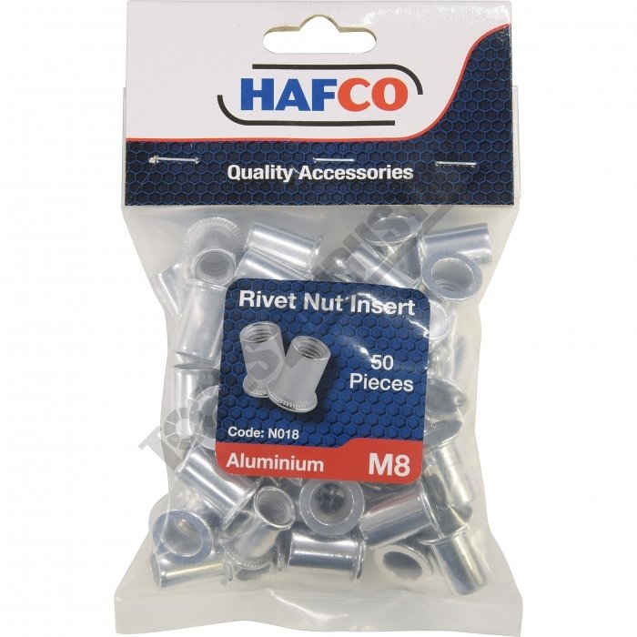 N018 - Rivet Nut Inserts - M8 x 1.25mm | t4i.com.au