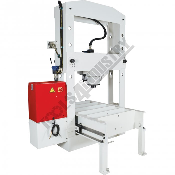 P402T - HPR-100T Industrial Motorised Hydraulic Roll Frame Press with ...