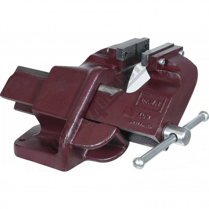 V079 - 60178 100mm Cast Iron Offset Bench Vice | t4i.com.au